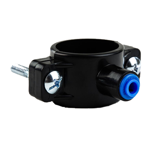 Drain Saddle Connection with 1/4" Quick Connect for Reverse Osmosis (R ...